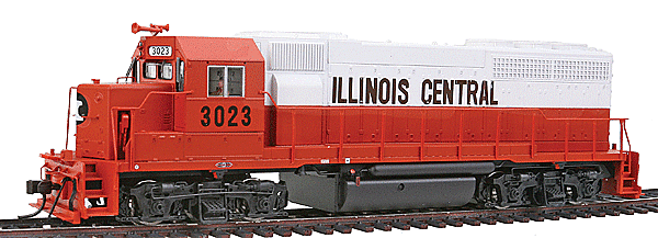 Atlas - EMD GP40 - Standard DC - Master(R) Silver - Illinois Central #3023 - 150-10000594