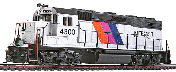 Atlas - EMD GP40 - Standard DC - Master(R) Silver - New Jersey Transit #4300 - 150-10000598