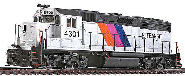 Atlas - EMD GP40 - Standard DC - Master(R) Silver - New Jersey Transit #4301 - 150-10000599