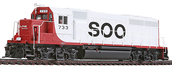Atlas - EMD GP40 - Standard DC - Master(R) Silver - Sooi Line #733 - 150-10000601