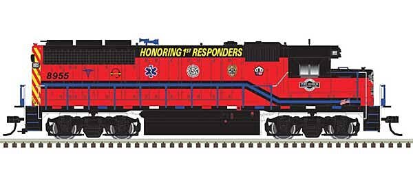 Atlas - EMD GP40 with Ditch Lights - LokSound and DCC - Master(R) Gold - Port Harbor 8955 (1st ...