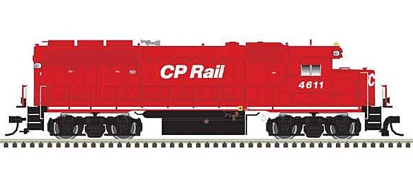 Atlas - EMD GP40 with Ditch Lights - Standard DC - Master(R) Silver - Canadian Pacific 4611 (red ...