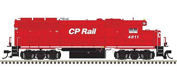 Atlas - EMD GP40 with Ditch Lights - Standard DC - Master(R) Silver - Canadian Pacific 4611(red ...