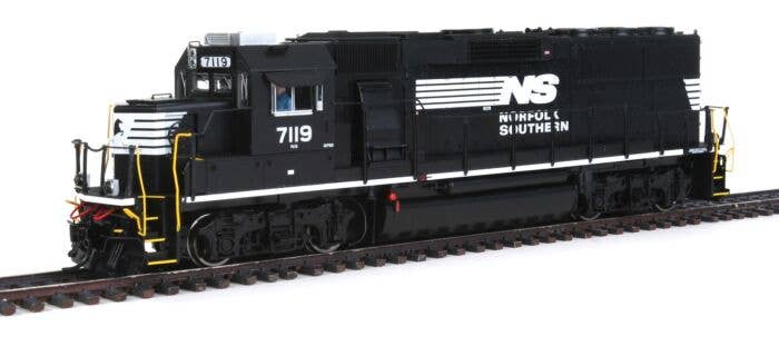 Walthers - EMD GP60 - Standard DC - Norfolk Southern #7119 (black, white) - 920-48811