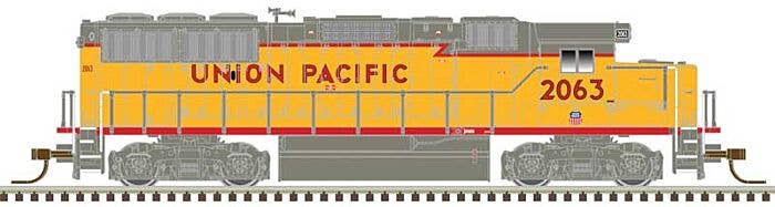Atlas - EMD GP60 - Standard DC - Master(TM) Silver - Union Pacific 2063 (yellow, red, gray, red ...