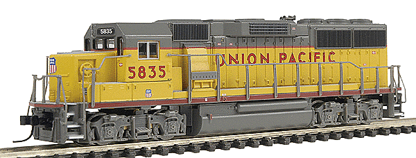 Life-Like - EMD GP60 - Standard DC - PROTO N(TM) - Union Pacific #5835 (yellow, gray) - 433-7477