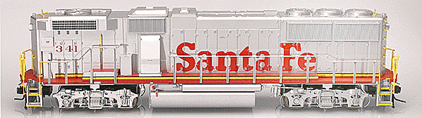 Atlas O - EMD GP60B - 3-Rail w/RailSounds & TMCC - Master(R) - Santa Fe #341 (classic red ...