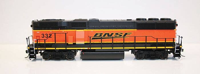 Fox Valley - EMD GP60B - Standard DC - BNSF Railway #332 (Heritage 3, orange, black, yellow ...