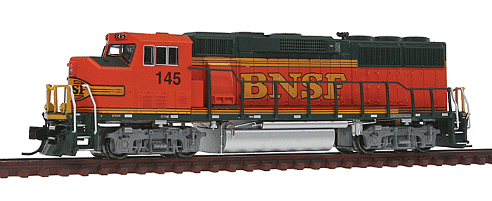 Fox Valley - EMD GP60M - Standard DC - Burlington Northern & Santa Fe #145 (Heritage 2; orange ...