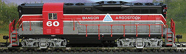 Atlas - EMD GP7 Phase I - Standard DC - Bangor & Aroostook #60 w ...