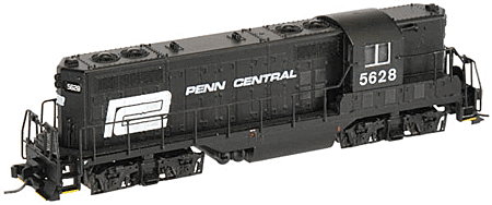 Atlas - EMD GP7 Phase I - Standard DC - Penn Central #5628 (black ...