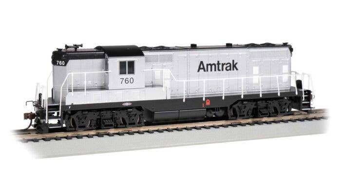 Bachmann - EMD GP7 - Standard DC - Amtrak #760 (MOW Scheme; silver ...