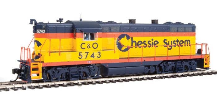 Walthers - EMD GP7 - Standard DC - Chessie System C&O #5743 (yellow ...
