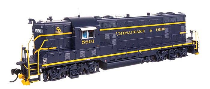Walthers - EMD GP7 - Standard DC - Chesapeake & Ohio #5801 - 920-49417