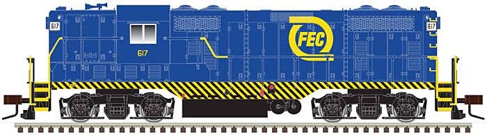 Atlas - EMD GP7 - Standard DC - Classic(R) Silver - Florida East Coast ...
