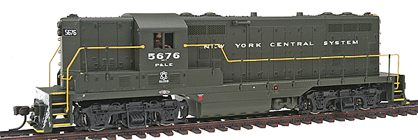 Atlas - EMD GP7 - Standard DC - Master(R) Silver - New York Central (P&LE) #5676 (dark green ...