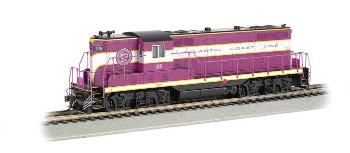Bachmann - EMD GP7 w/Sound & DCC - Atlantic Coast Line #109 (purple ...