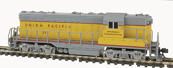 Atlas - EMD GP9 Phase II - Standard DC - Union Pacific #205 (yellow ...