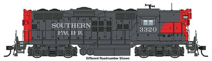 Walthers - EMD GP9 Phase II - Standard DC - Southern Pacific(TM) #3332 - 920-49733