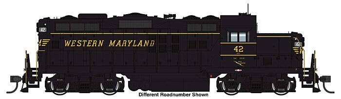 Walthers - EMD GP9 Phase II - Standard DC - Western Maryland #44 ...