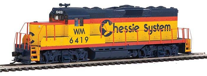 Walthers - EMD GP9 Phase II with Chopped Nose - ESU(R) Sound and DCC - Chessie System WM #6419 ...