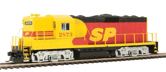 Walthers - EMD GP9 Phase II with High Hood - ESU(R) Sound and DCC - Southern Pacific Santa Fe ...