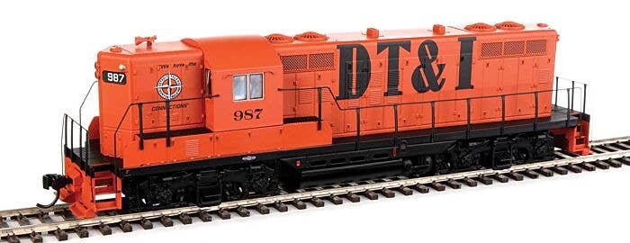 Walthers - EMD GP9 Phase II with High Hood - Standard DC - Detroit, Toledo & Ironton #987 - 910 ...