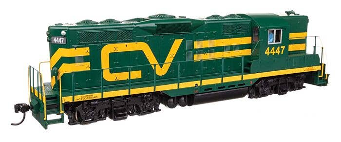 Walthers - EMD GP9 Phase II with High Hood - Standard DC - Cnetral Vermont #4447 - 910-10492