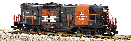 USA - EMD GP9 - Standard DC - New Haven (black, Socony Red) - 748-22114