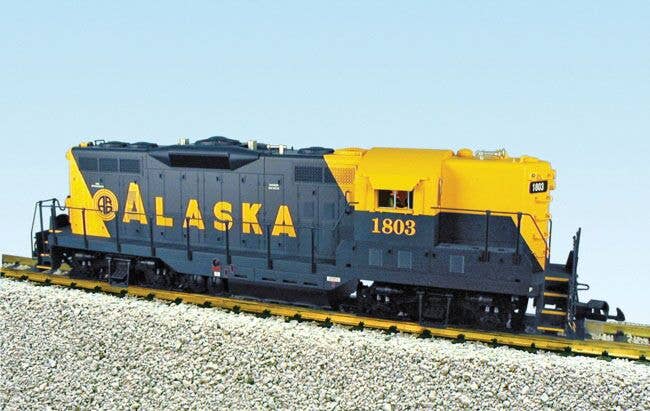 USA - EMD GP9 - Standard DC - Alaska Railroad (blue, yellow) - 748-22120