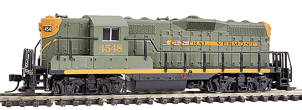 Atlas - EMD GP9 - Standard DC - Master(R) - Central Vermont #4548 (olive, yellow) - 150-48382