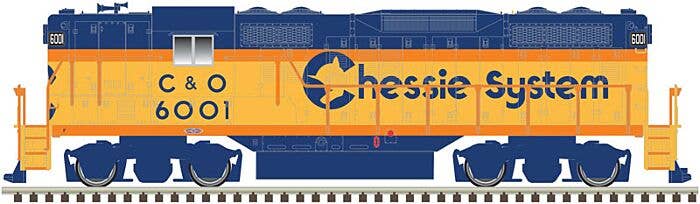 Atlas - EMD GP9 - Torpedo Tube Air Tanks - Standard DC - Master(R) - Chessie System C&O #6006 ...