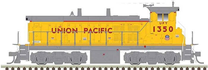 Atlas - EMD MP15DC - LokSound and DCC - Master Gold(R) - Union Pacific 1350 (Armour Yellow, gray ...