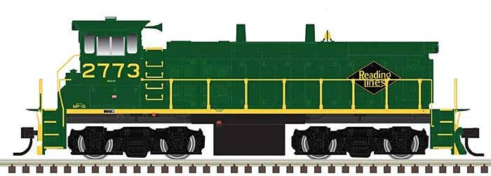 Atlas - EMD MP15DC - LokSound and DCC - Master(R) Gold - Reading 2773 (dark green, yellow) - 150 ...