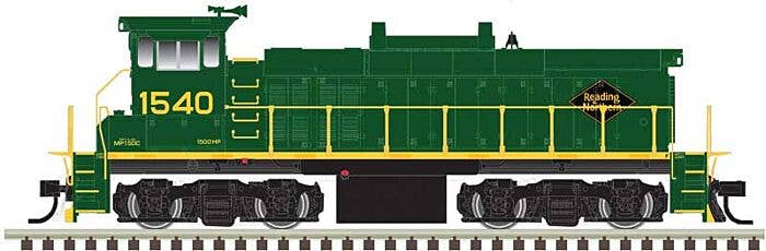 Atlas - EMD MP15DC - Standard DC - Master(R) - Reading & Northern 1540 (green, black, yellow ...