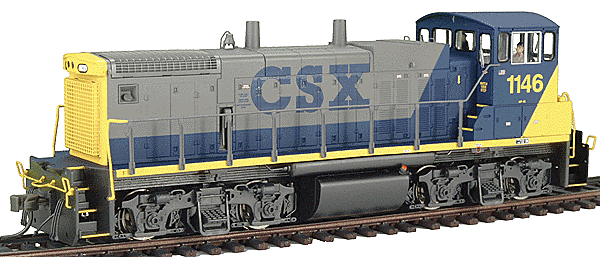 Atlas - EMD MP15DC - Standard DC - Master(R) Series Silver - CSX #1146 (gray, blue, yellow ...