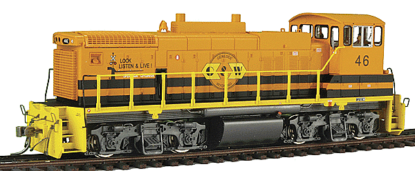 Atlas - EMD MP15DC - Standard DC - Master(R) Series Silver - Genesee & Wyoming #46 (orange ...
