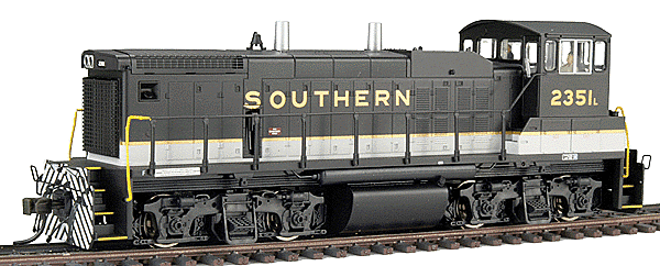 Atlas - EMD MP15DC - Standard DC - Master(R) Series Silver - Southern #2351 (black, Imitation ...