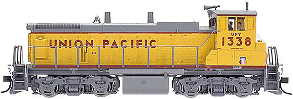 Atlas - EMD MP15DC - Standard DC - Master(R) Series Silver - Union Pacific UPY #1338 (yellow ...