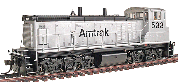 Atlas - EMD MP15DC - Standard DC - Master(R) Series Silver - Amtrak #533 (silver, black) - 150-9946