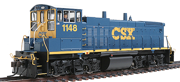 Atlas - EMD MP15DC - Standard DC - Master(R) Series Silver - CSX #1148 (blue, yellow YN3 ...
