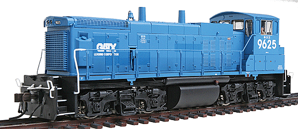 Atlas - EMD MP15DC - Standard DC - Master(R) Series Silver - GATX Leasing #9625 (blue, white ...