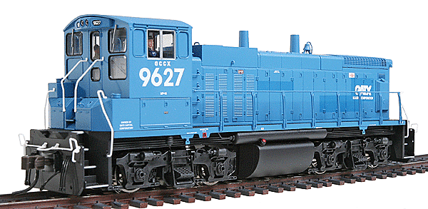 Atlas - EMD MP15DC - Standard DC - Master(R) Series Silver - GATX Leasing #9627 (blue, white ...