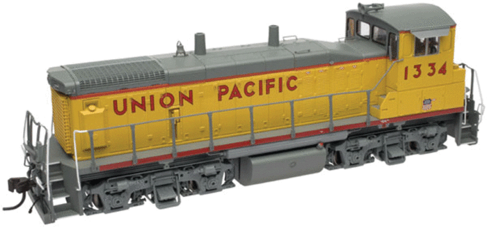 Atlas - EMD MP15DC - Standard DC - Master(R) Silver - Union Pacific #1334 (Armour Yellow, gray ...