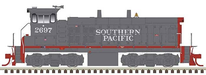 Atlas - EMD MP15DC - Standard DC - Master(R) Silver - Southern Pacific 2691 (gray, red) - 150 ...