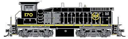 Atlas - EMD MP15DC Standard Hood w/Sound & DCC - Master Gold - US Steel #170 (black, yellow ...