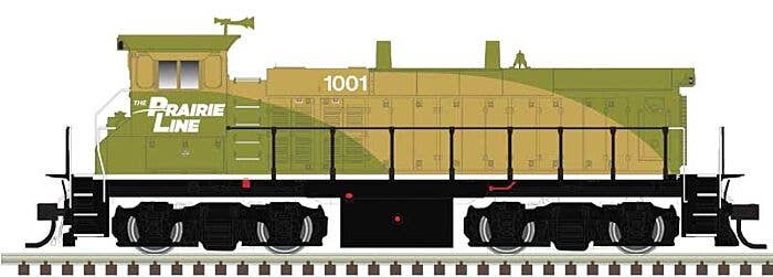 Atlas - EMD MP15DC - with Ditch Lights - Standard DC - Master(R) Silver - The Prairie Line 1001 ...