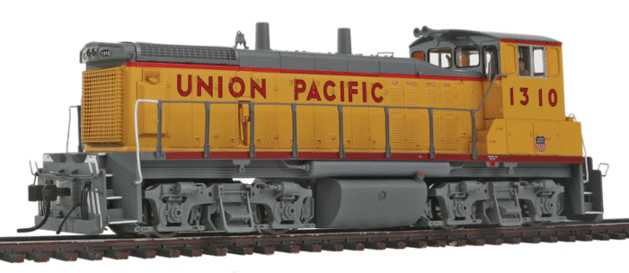 Atlas - EMD MP15DC w/Sound & DCC - Master(R) Gold - Union Pacific #1310 (Armour Yellow, gray ...