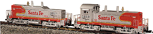 USA - EMD NW2 Calf - Standard DC - Santa Fe Warbonnet (red, silver ...