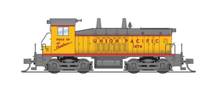 BLI - EMD NW2 - Sound and DCC - Paragon4(TM) - Union Pacific #1078 (Armour Yellow, gray, red ...